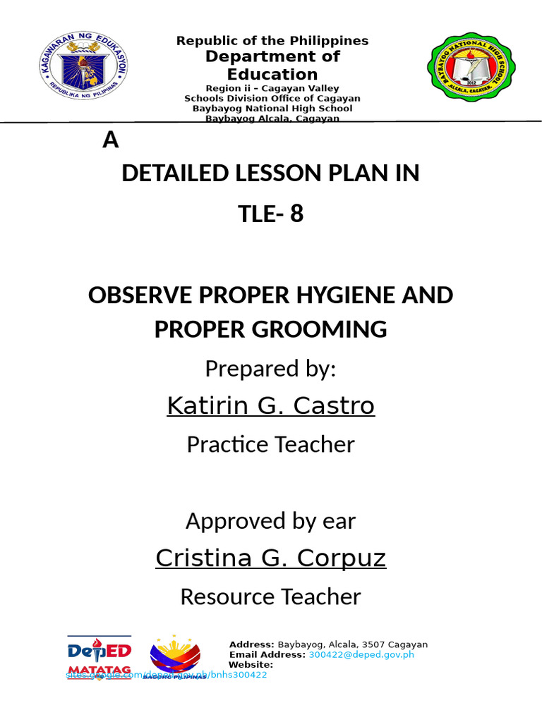 Observe Proper Hygiene (Preandfinal) - 1 | PDF | Hand Washing | Hygiene