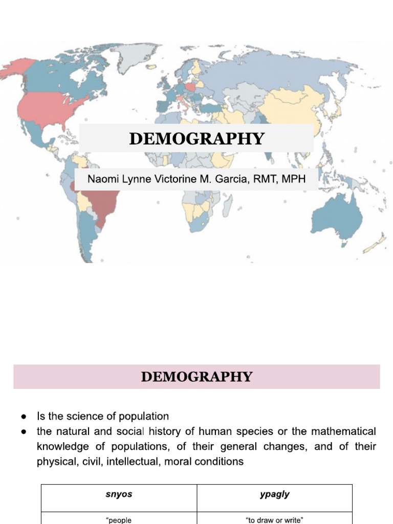 Demography | PDF