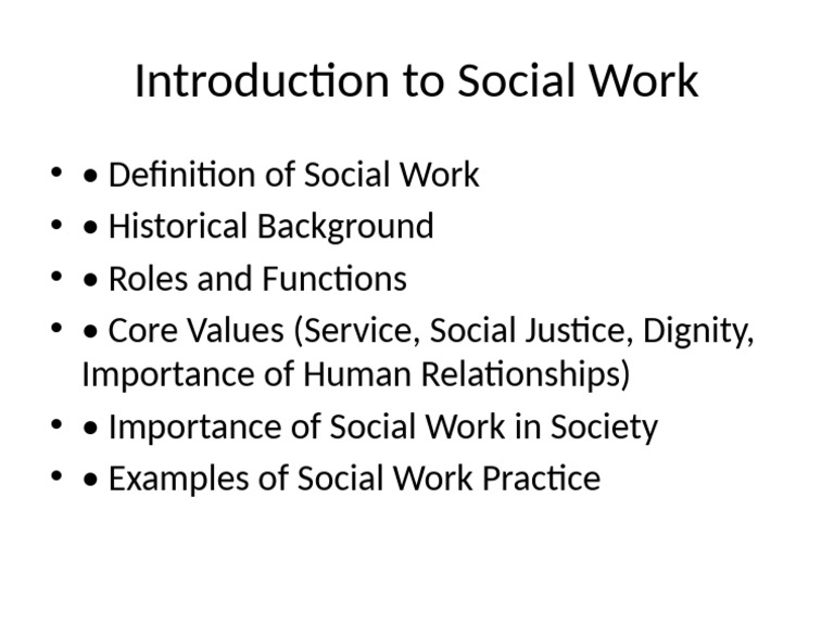 Introduction_to_Social_Work | PDF