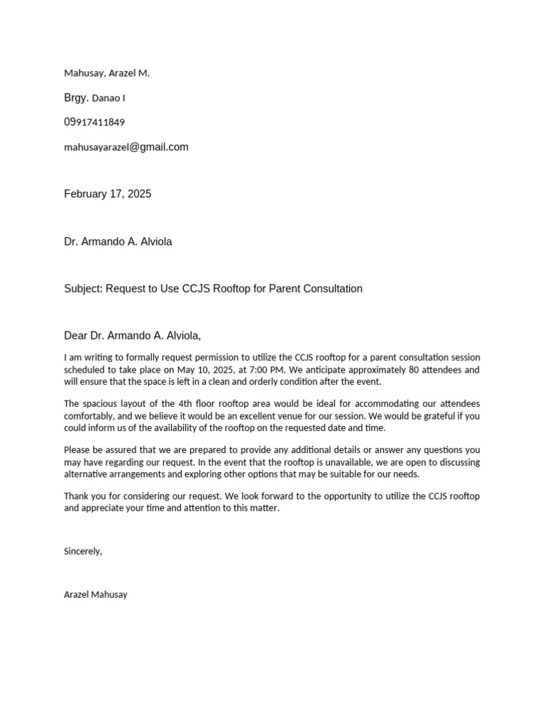 Arazel Letter Communication | PDF