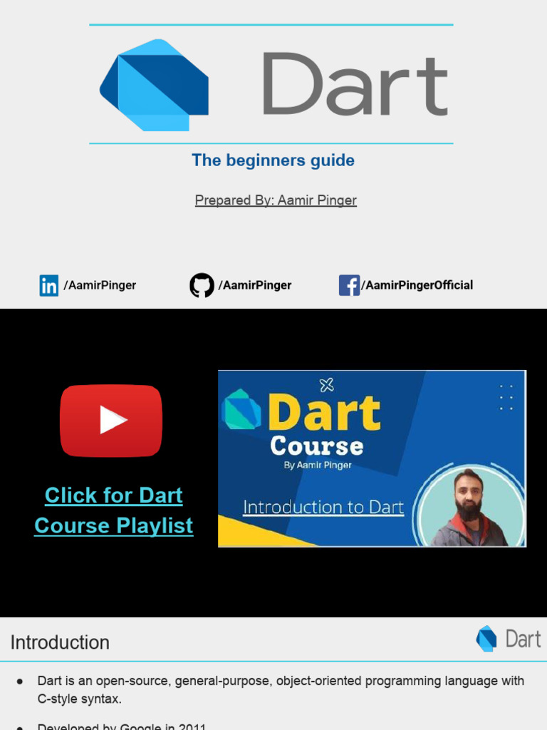 Dart | PDF | Computing | Software Development