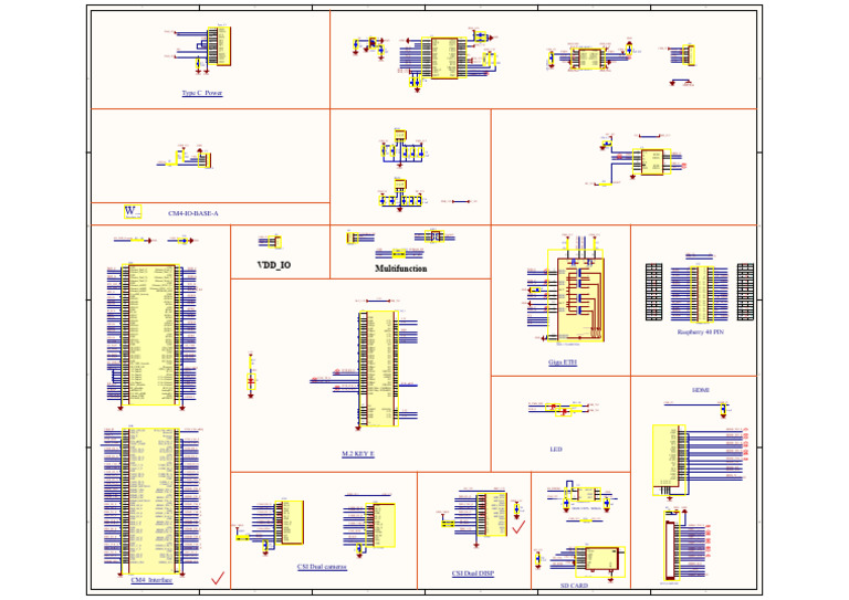 CM4 IO BASE A - SchDoc | PDF | Chess