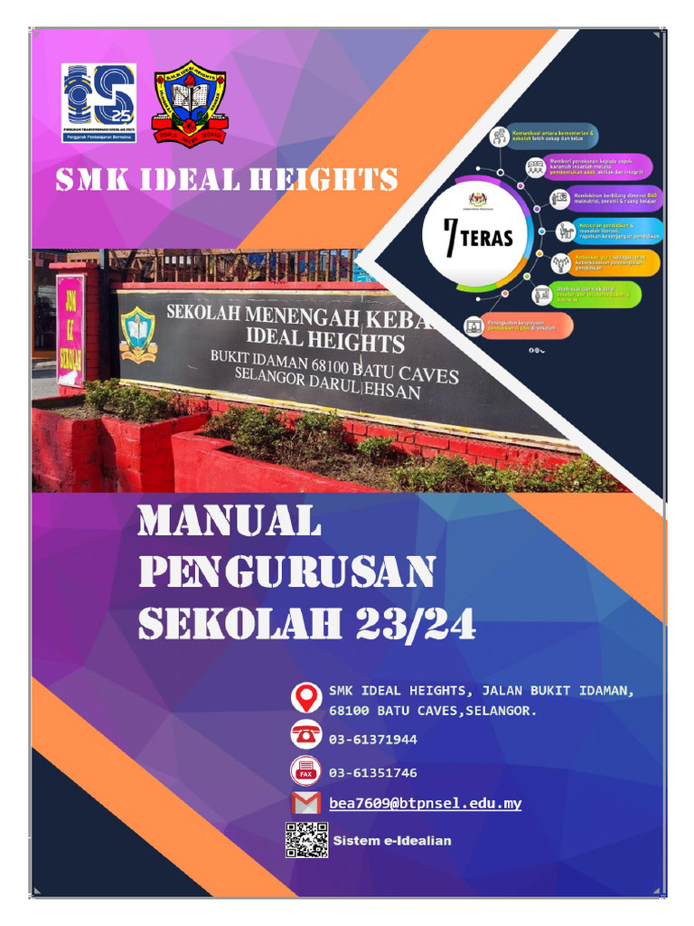 Manual Pengurusan Sekolah SMK Ideal Heighs | PDF