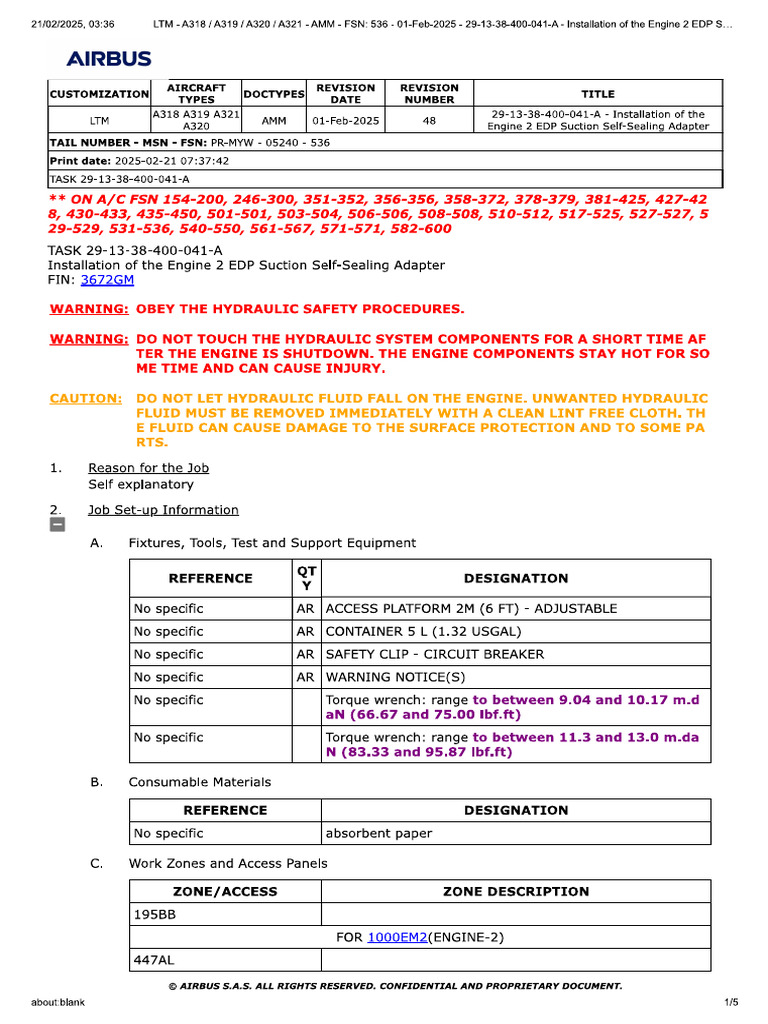 Task 29-13-38-400-041-A | PDF