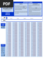 Sample Answer Sheet | PDF