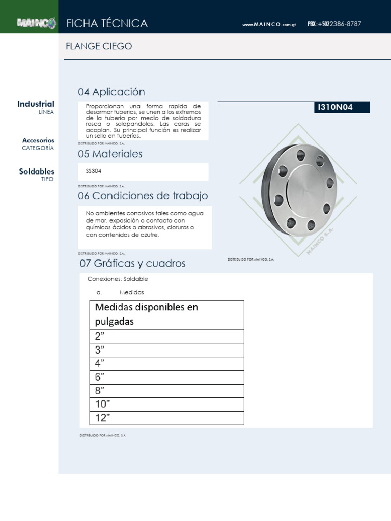 Flange Ciego | PDF