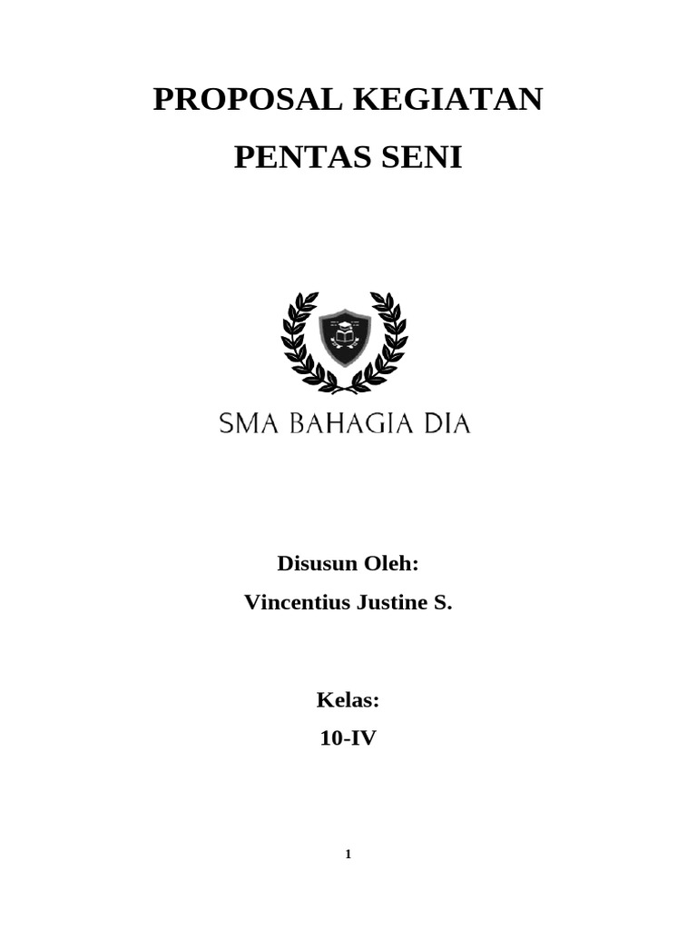 Proposal Kegiatan | PDF