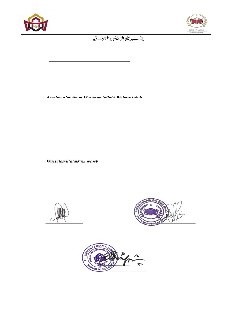 Surat Delegasi Musema-Afi | PDF