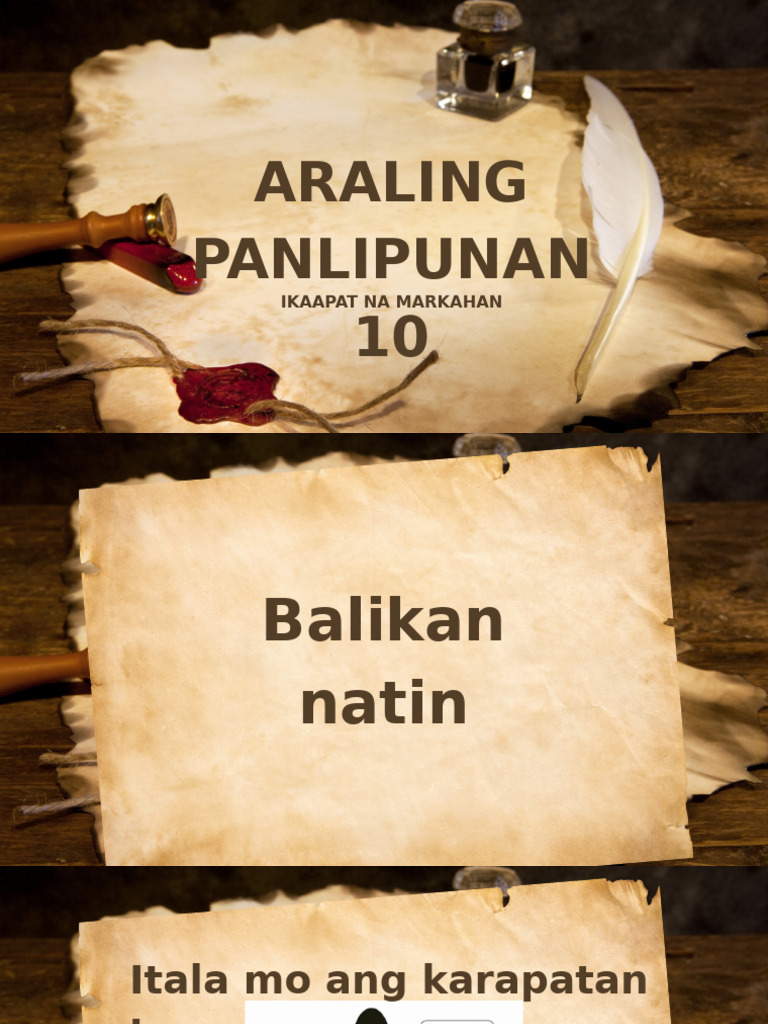 Quarter 4 Aralin 1 | PDF