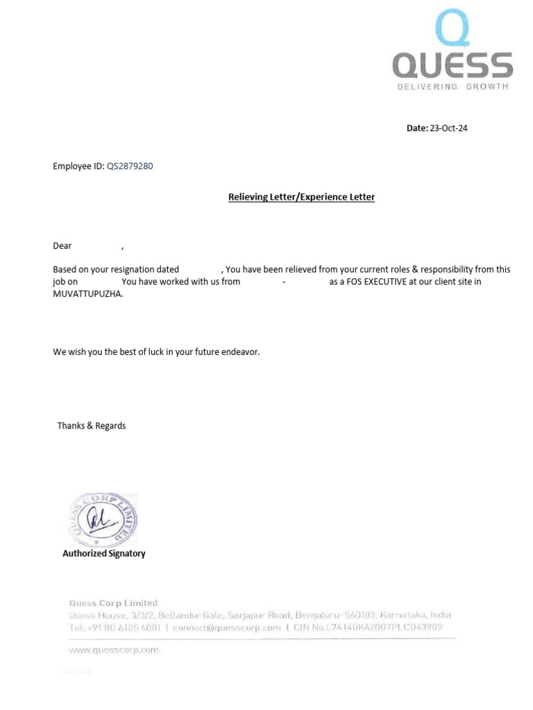 Reliving Letter JIBIN BABY | PDF