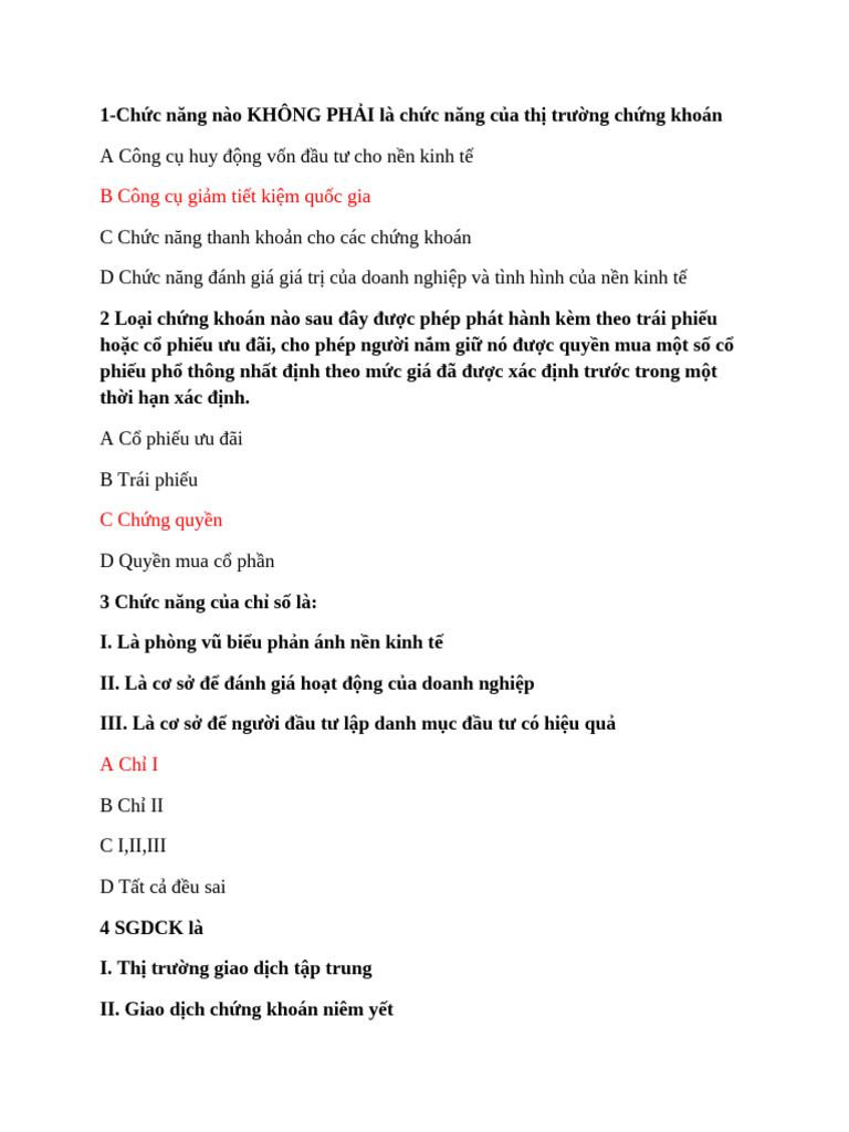 câu hỏi tttc | PDF