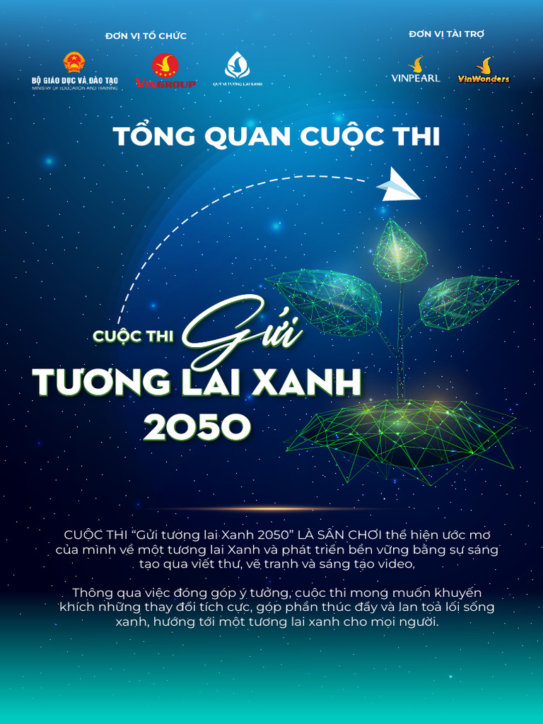 Tổng Quan Cuộc Thi Gửi Tương Lai Xanh 2050 | PDF