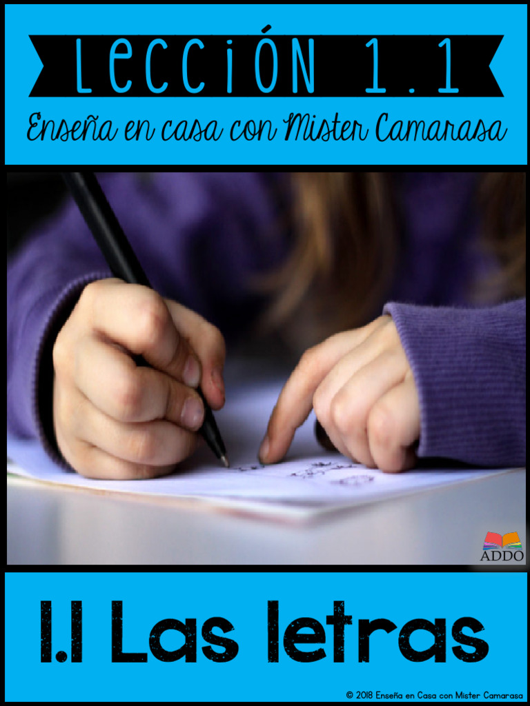 1.1 LAS LETRAS leccion completa | PDF