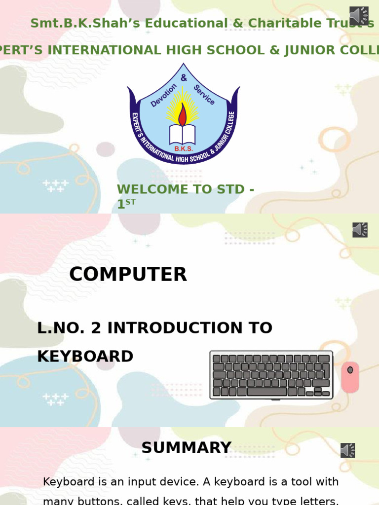 Keyboard Basics for Beginners | PDF