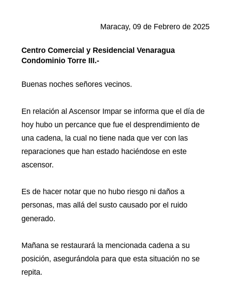 Situación Ascensor Impar | PDF