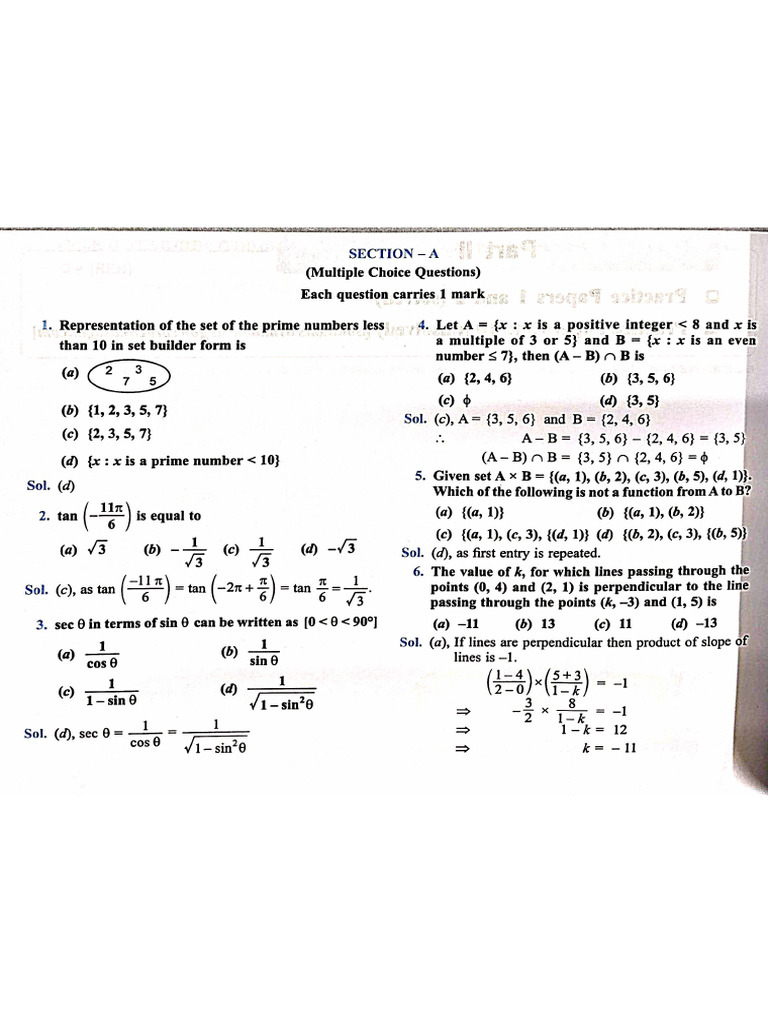 Sample Paper-2 | PDF