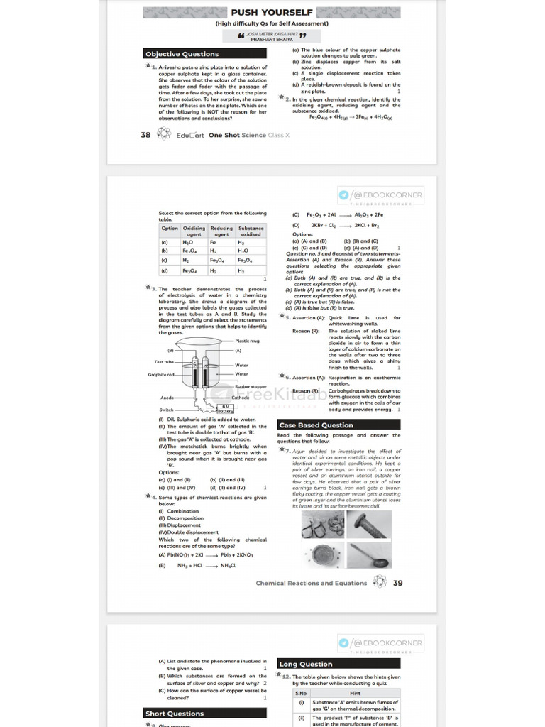 Class 10th Science Hardest Questions | PDF