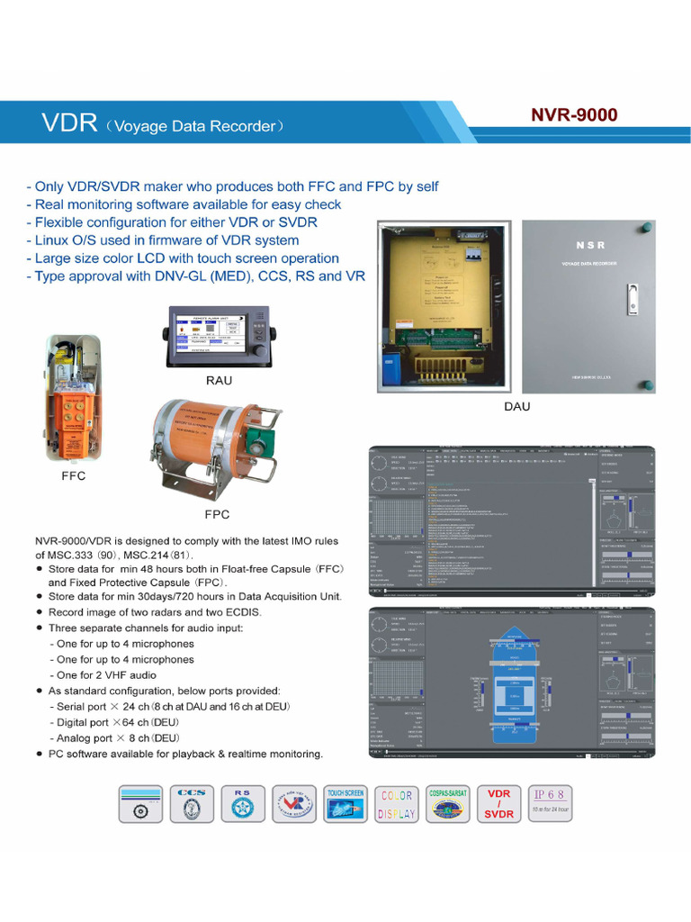 NSR Nvr-9000 VDR Brochure | PDF