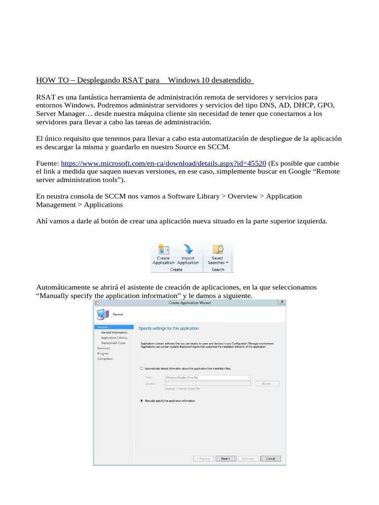Desplegando+RSAT | PDF | Servidor (Computación) | Software Desplegando+RSAT | PDF | Servidor (Computación) | Software