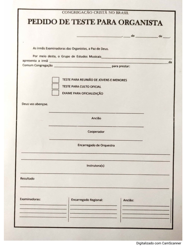 Ficha para Oficializar CCB | PDF