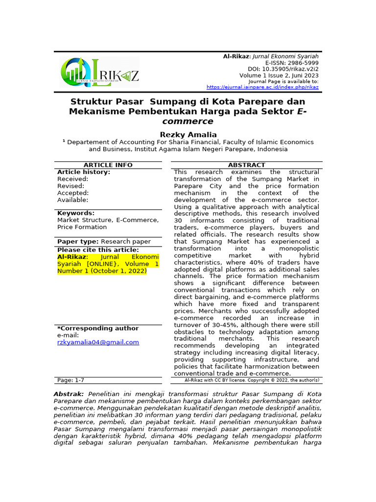 Artikel Rezky Amalia | PDF