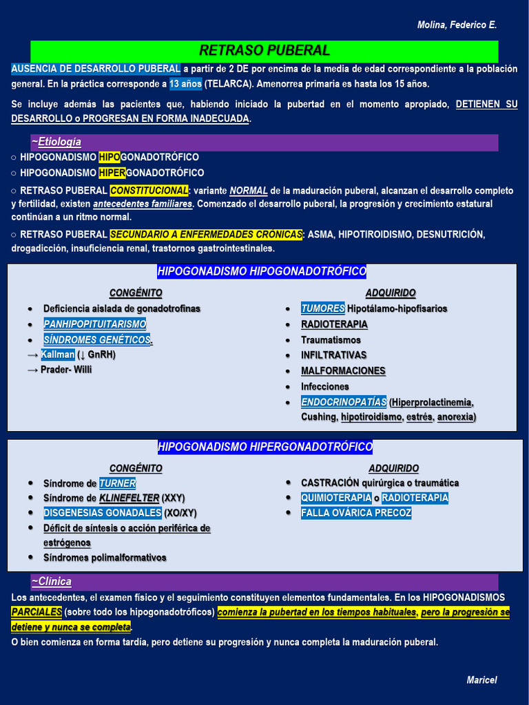 Retraso Puberal | PDF | Pubertad | Enfermedades y trastornos