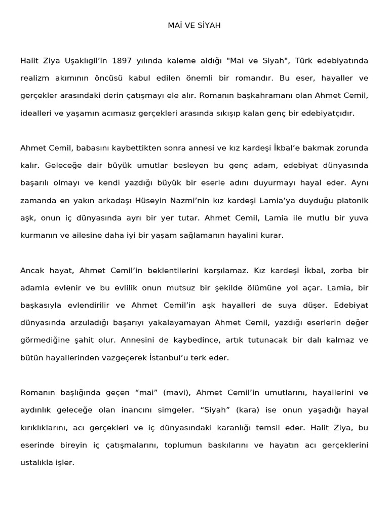 Mai Ve Siyah | PDF