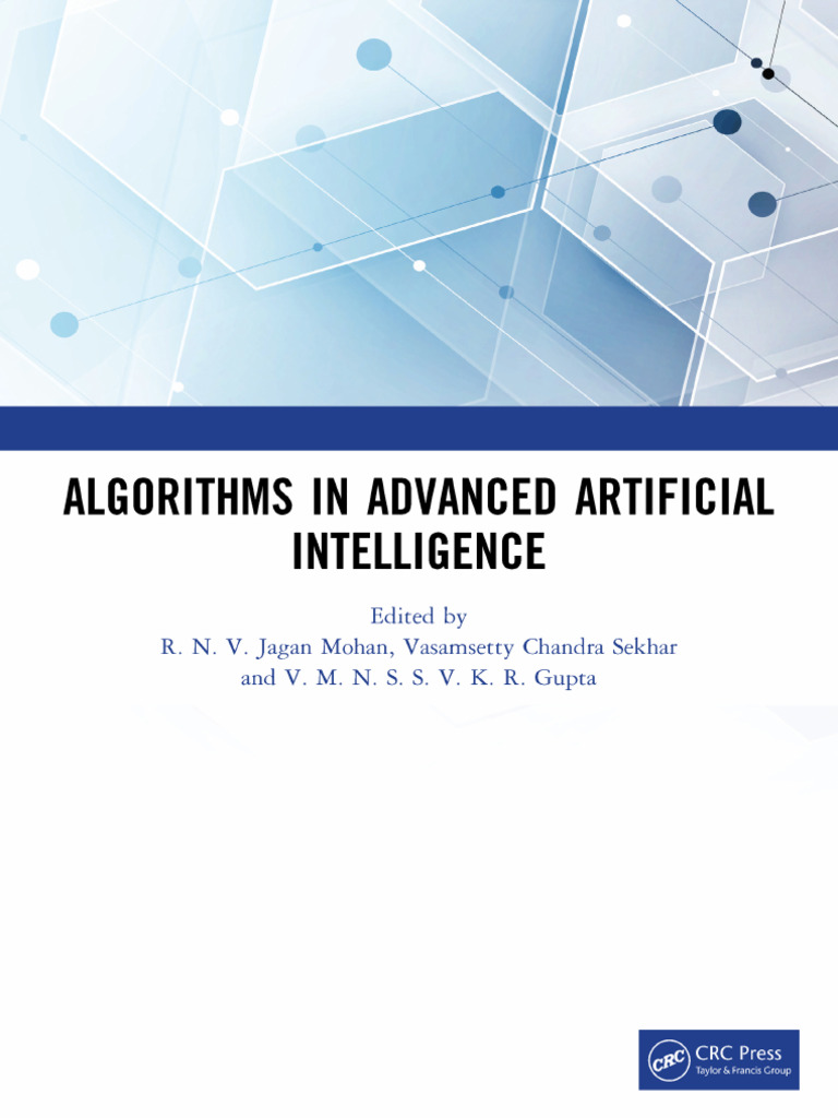 Algorithms in Advanced AI - RNV Jagan Mohan | PDF | Artificial Intelligence | Intelligence (AI ...