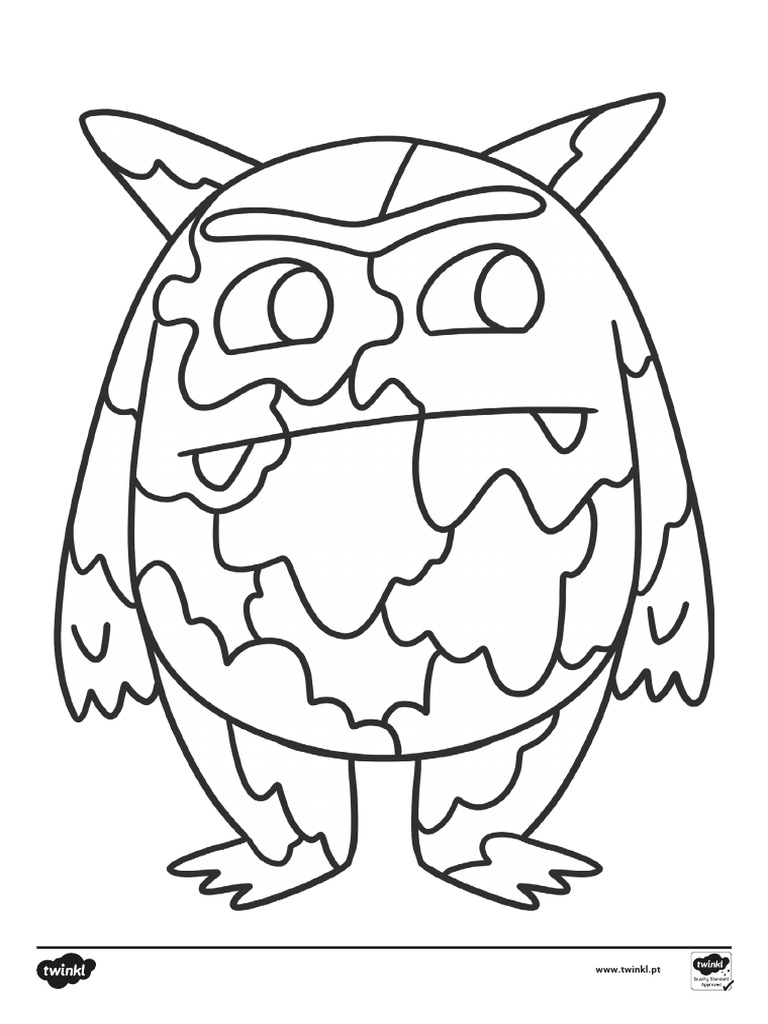 The Feelings Monster Colouring Sheets PDF | PDF