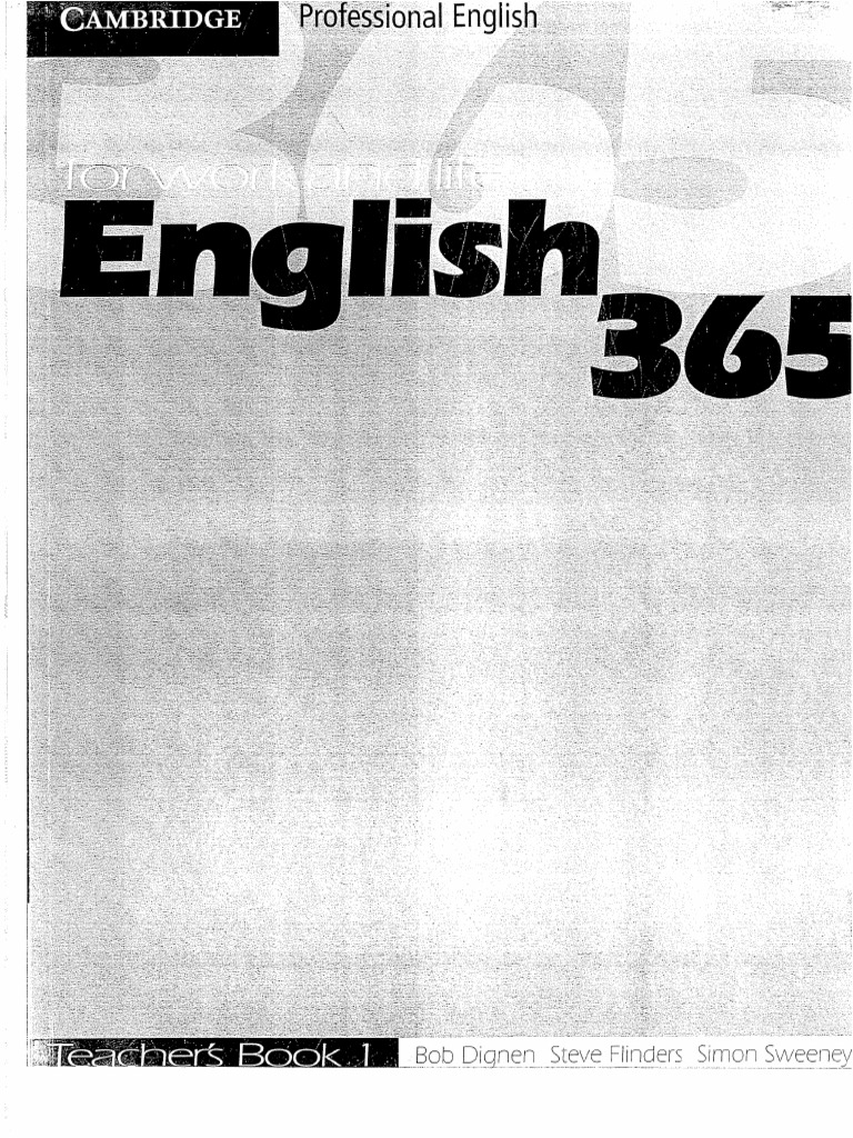 English 365 Teacher S Book 1 | PDF