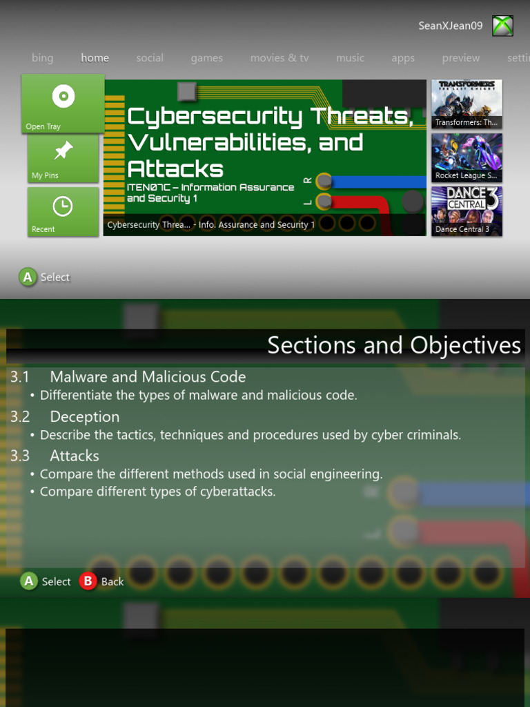 Chapter 3 Cybersecurity Threats, VulnerabilitiesAttacks | PDF | Malware | Phishing