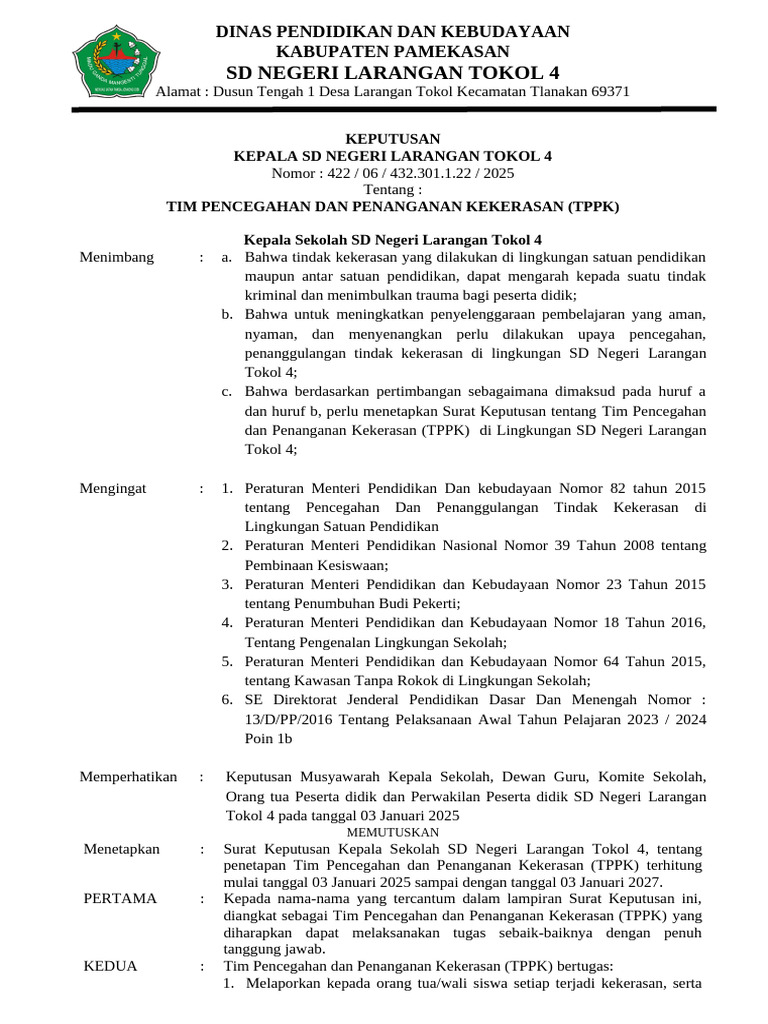 SK TPPK 2025-2027 | PDF