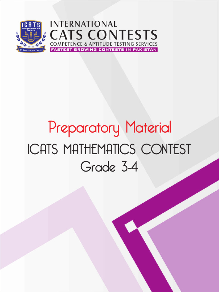 ICATS Math Contest Prep Grade 3-4 | PDF