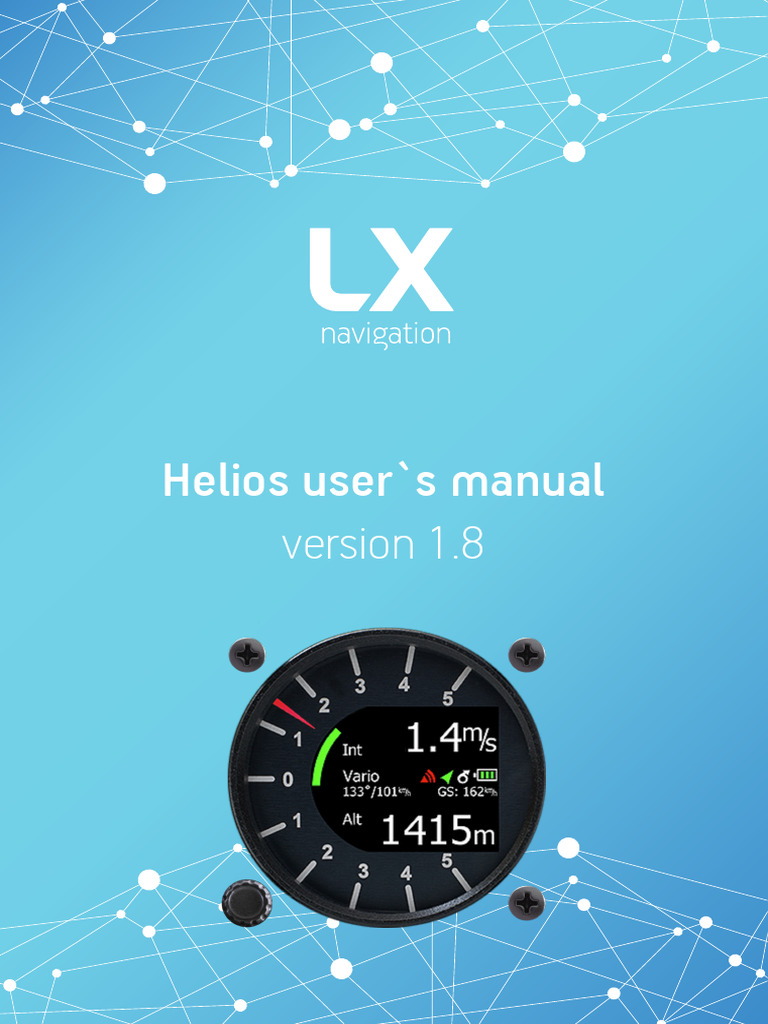 LX-Helios User Manual 1 8 | PDF | Glider (Sailplane) | Radar