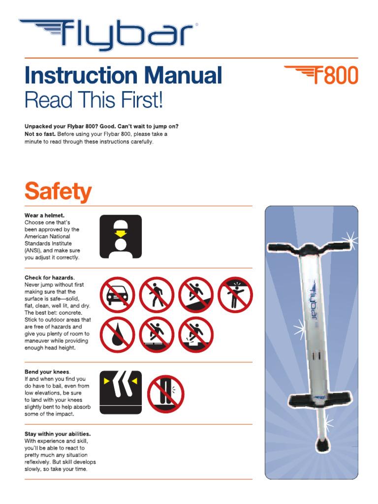 Flybar 800 User Manual | PDF