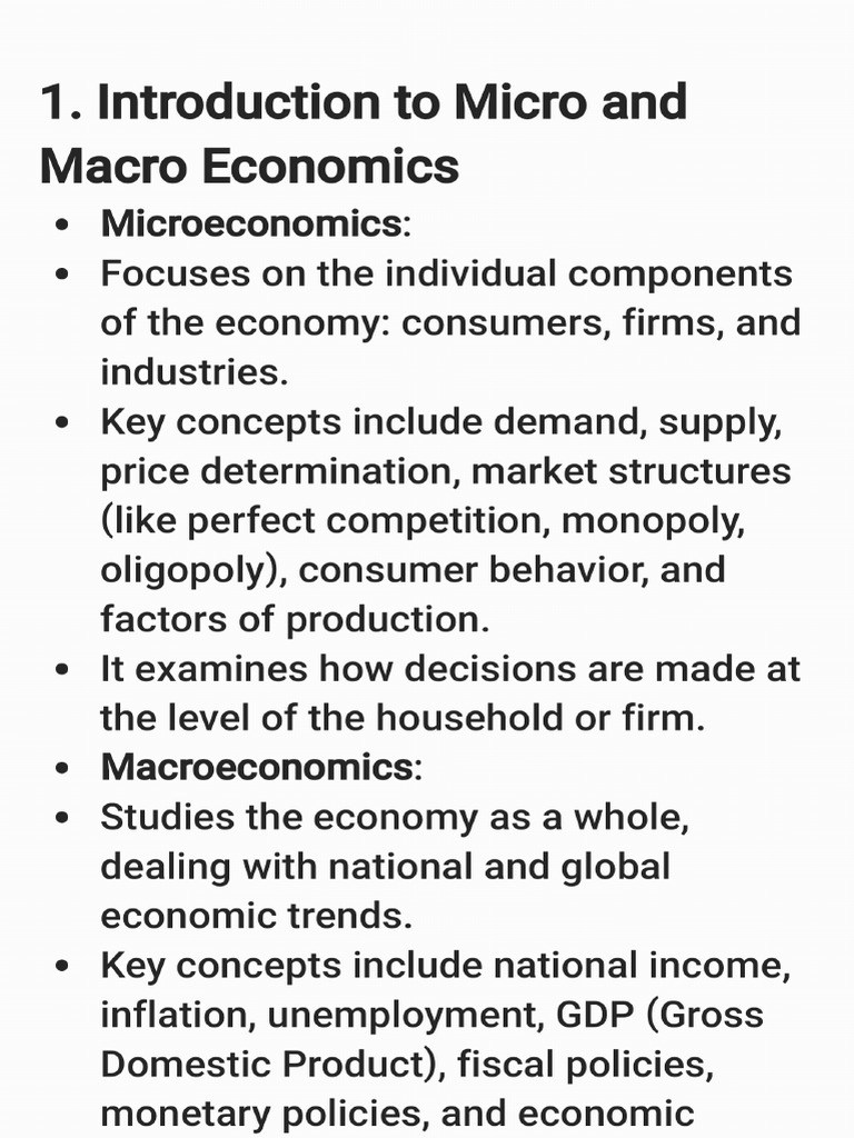 HSC Economic All Chapters Revision - 250302 - 055040 | PDF