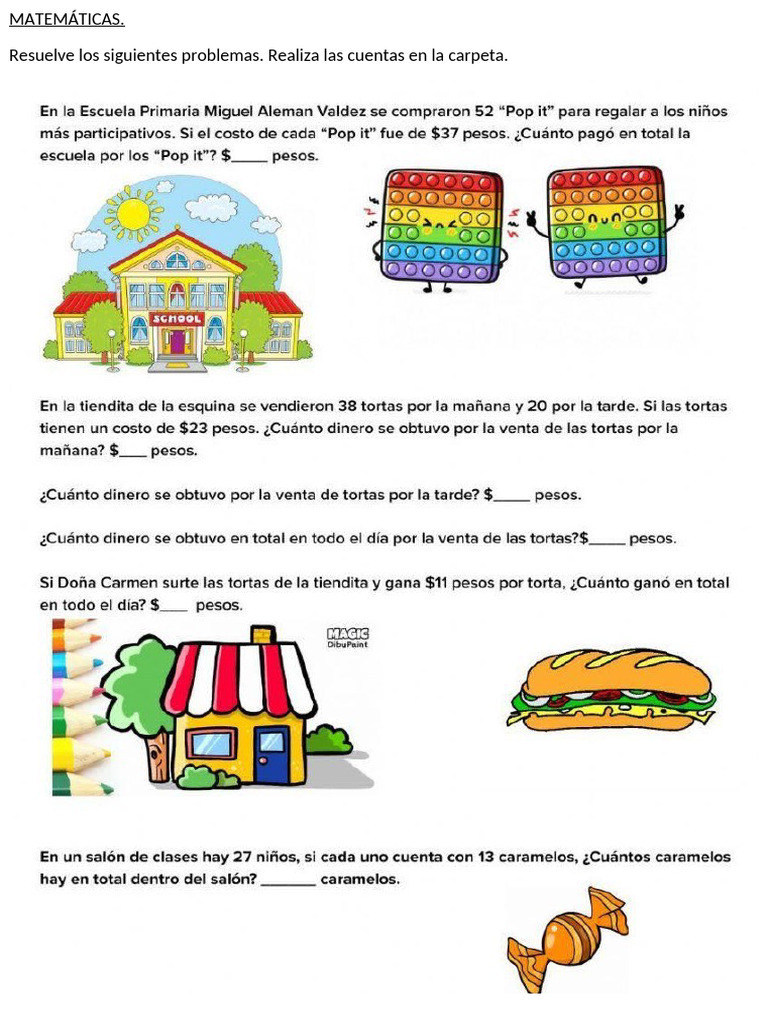 ACTIVIDADES MATE | PDF