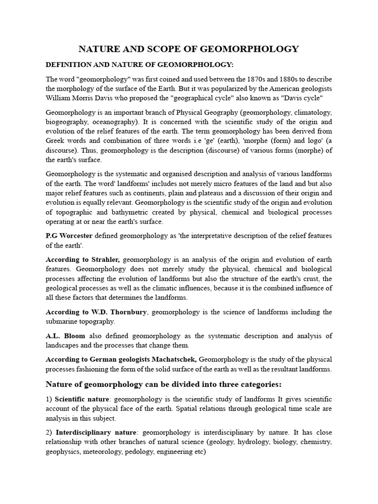 Applied Geomorphology Notes Semester | PDF | Aquifer | Groundwater