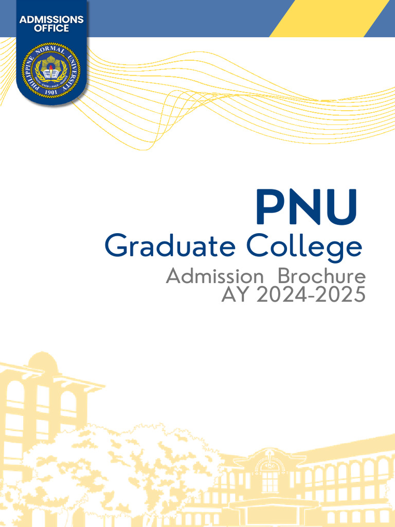 PNU Graduate Admission Guide 2024-2025 | PDF | The Arts | Physical ...