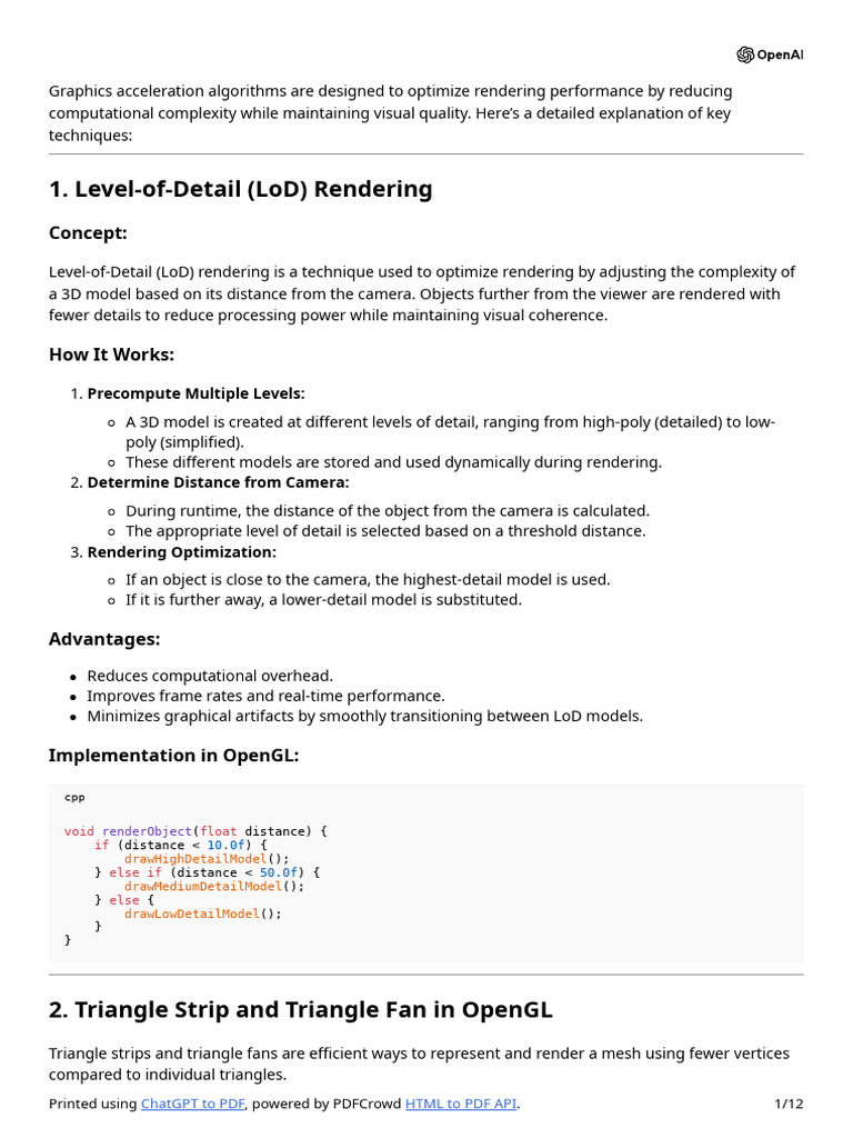 Key-Frame Animation & Related Techniques | PDF | Rendering (Computer ...