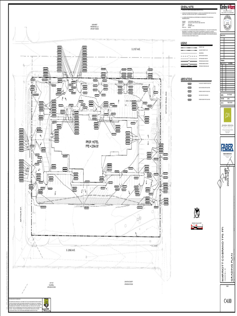 Tps FDN Civil - C4.00-Grading Plan - 2025.02.13 | PDF