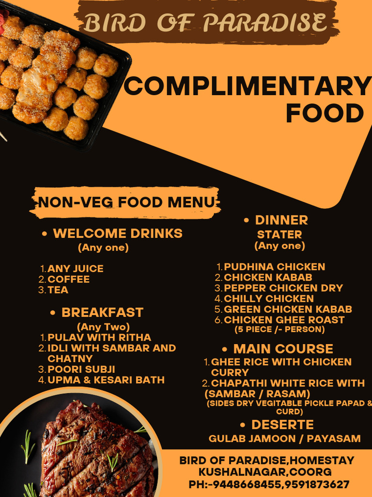 Bop Food Menu | PDF