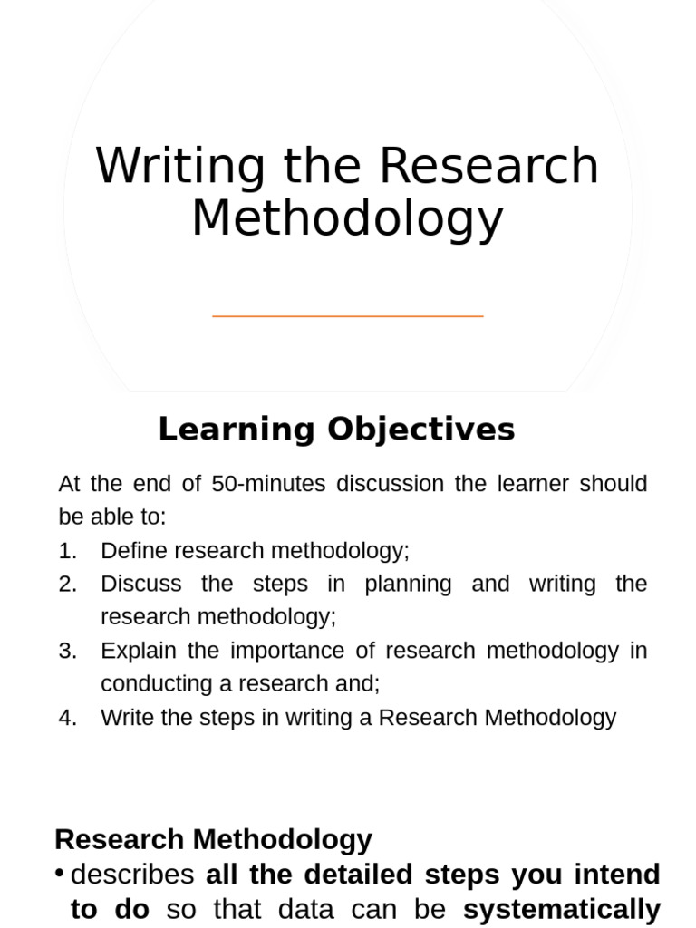 Writing-the-Research-Methodology (1) | PDF | Methodology | Data