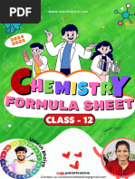 Ncert Kaksha Formula Sheets Chemistry Class 11th | PDF | Gases | Mole ...