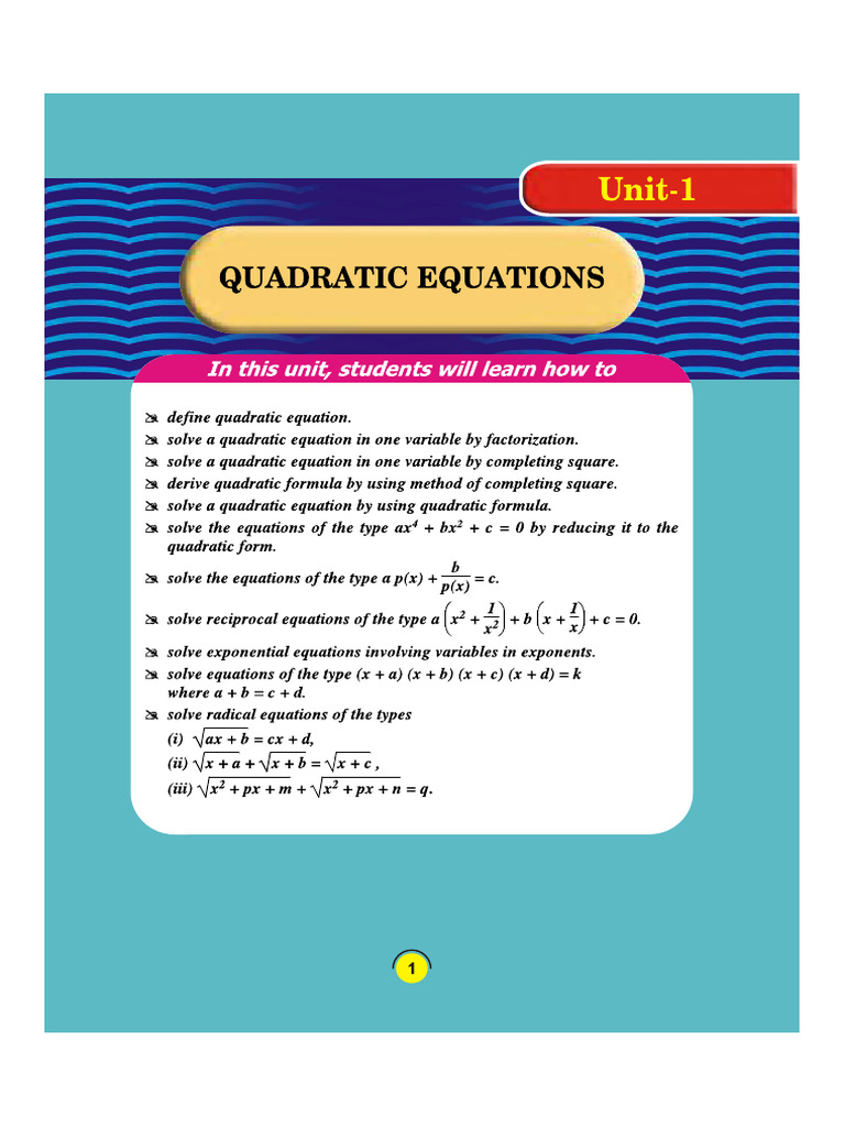Quadratic (1) | PDF