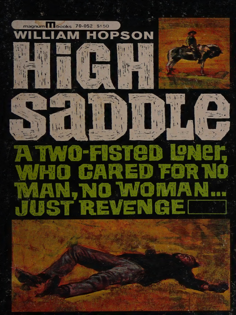 High Saddle -- William Hopson -- 1952-01-01 -- Prestige Books ...