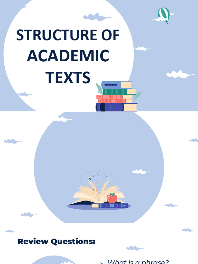 Structures-of-academic-text | PDF | Sentence (Linguistics)