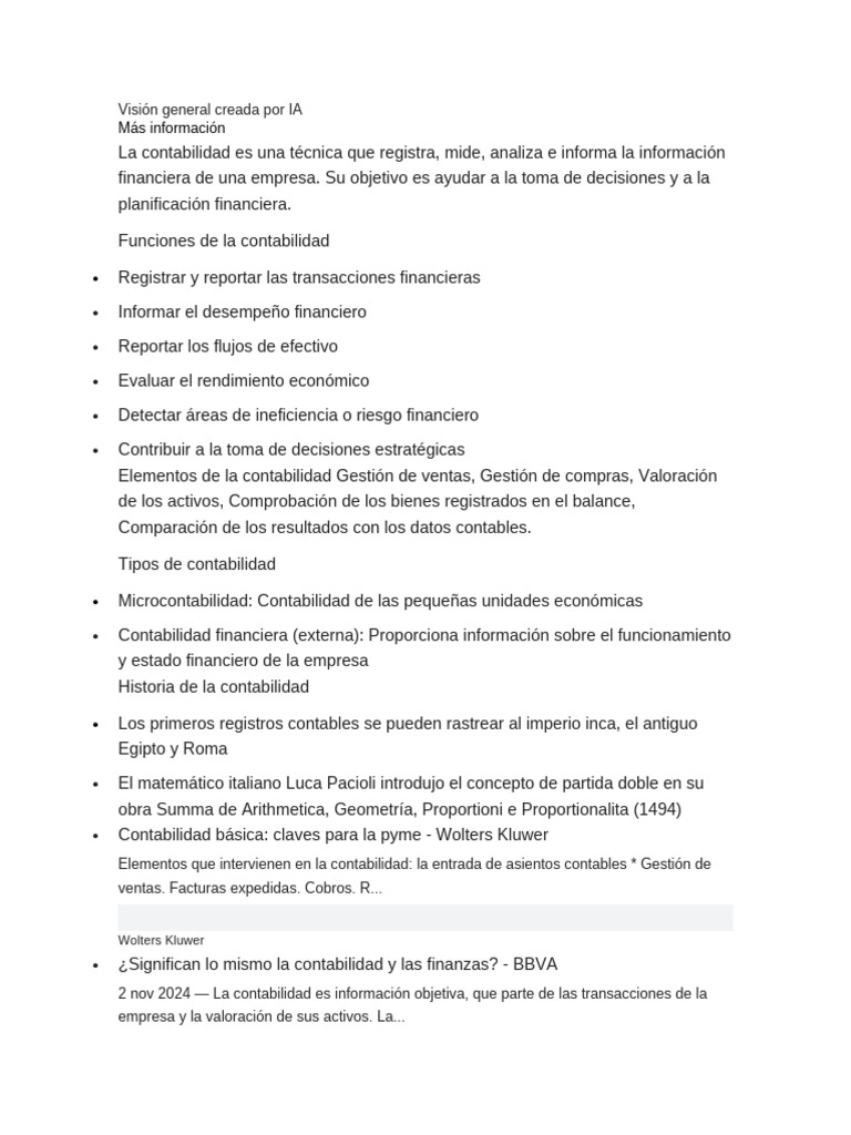 Visión General Creada Por IA | PDF | Contabilidad | Economias