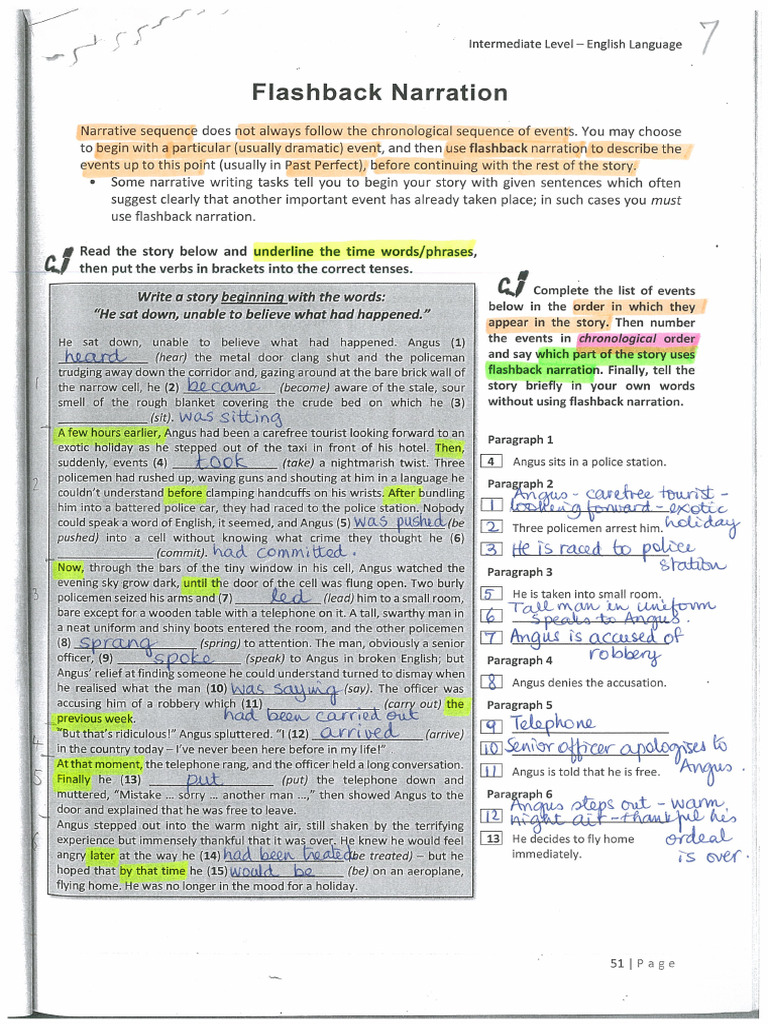 Flashback Narration | PDF