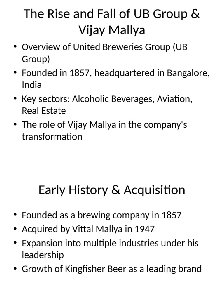 UB Group Presentation | PDF